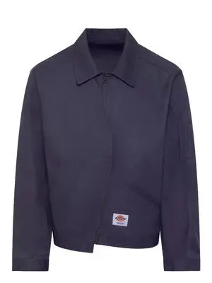 Undercover X Dickies Curved-zip Shirt Jacket - Blue