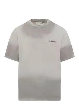 FENG CHEN WANG Spray-painted Logo T-shirt - Grey