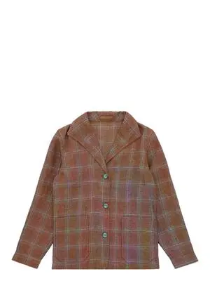 FORTELA Scotland Checkered Jacket - Brown