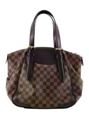 LOUIS VUITTON Damier Verona Mm Shoulder Bag - Brown