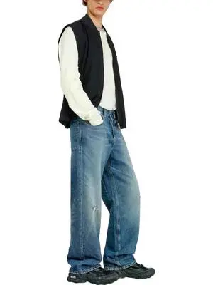 DIESEL® 2001 D-macro Relaxed-fit Denim Jeans - Blue