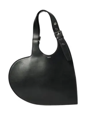 Coperni Heart Leather Bag - Black