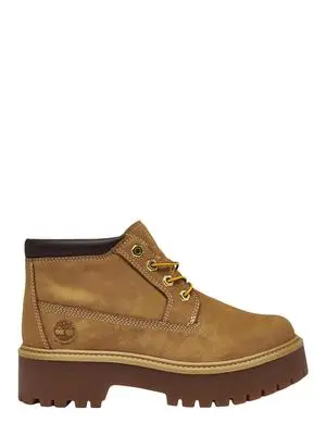 Timberland Premium Platform Waterproof Chukka Boots - Brown