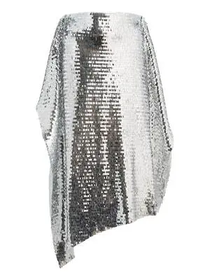 NICCOLO PASQUALETTI Sequin Embellished Midi Skirt - Silver