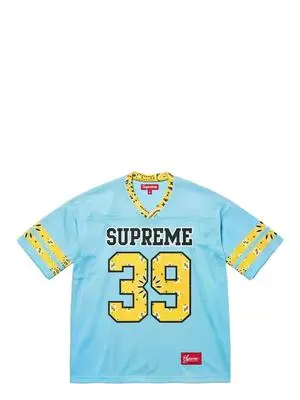 Supreme Bandana Football T-shirt - Blue