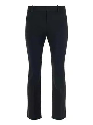 Chloé Mid-rise Slim-fit Trousers - Black