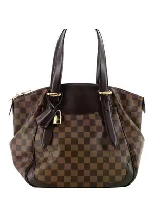 LOUIS VUITTON Damier Verona Mm Shoulder Bag - Brown