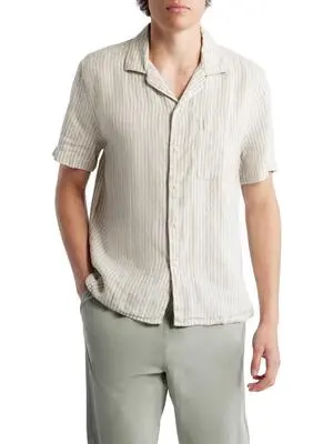 ALEX CRANE Organic Linen Camp Shirt - Saltlines