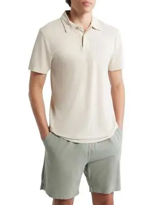 ALEX CRANE Organic Cotton Polo - Cream