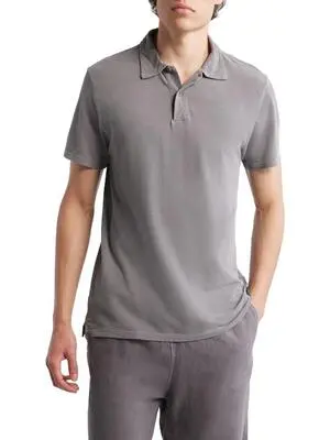 ALEX CRANE Organic Cotton Polo - Silver