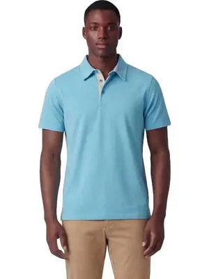 LORDS OF HARLECH Knit Polo - Teal