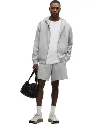 Lululemon Lululemon French Terry 6" Shorts Heathered Core Light Grey