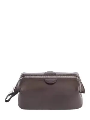 ROYCE NEW YORK Classic Toiletry Bag Dopp Kit - Coco