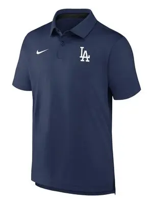 Nike Los Angeles Dodgers Tour Dri-fit Mlb Polo - Blue