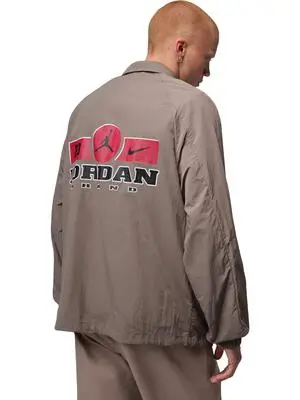 JORDAN Brooklyn Lightweight Shell Jacket - Grey