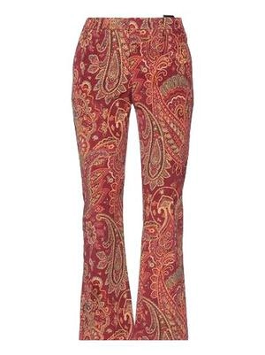 PT TORINO Pants Size Cotton, Elastane - Garnet