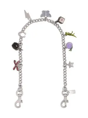 COACH Charm Chain Strap - Silver/multi