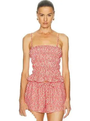 Solid & Striped The Delilah Top - Shell Print