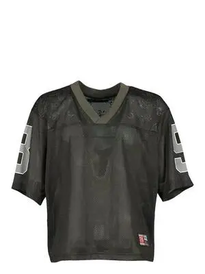 JUN/NAKAYAMA Paisley-print Mesh T-shirt - Black