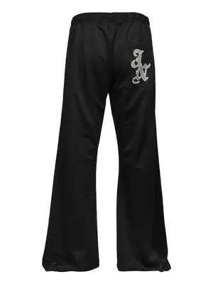 JUN/NAKAYAMA Mesh Logo-patch Track Pants - Black