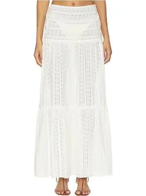 MORE TO COME Darla Maxi Skirt - Ivory
