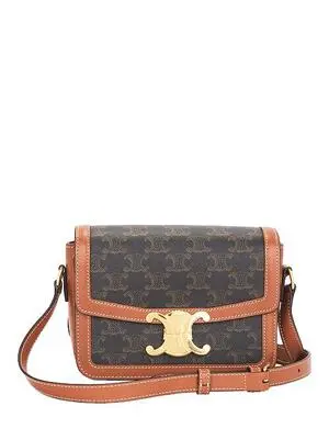Undefined Celine Triomphe Teen Claude Shoulder Bag - Brown