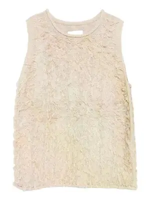 LAUREN MANOOGIAN Tufted Vest - Neutrals