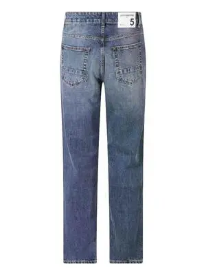 DEPARTMENT 5 Faded Effect Straight-leg Jeans - Blue