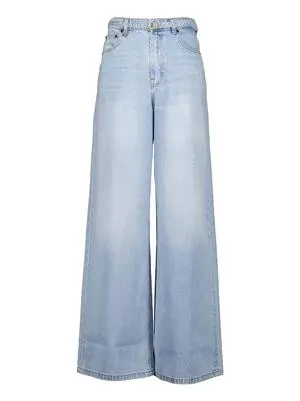 Zimmermann Skylark Indra Flare Denim Jeans - Blue