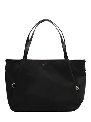 AGNES B. Origami Tote Bag - Black