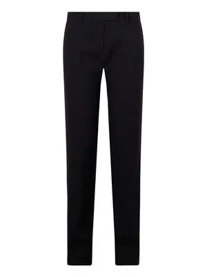 Calvin Klein Caius Wool-twill Straight-leg Pants - Black