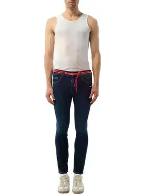Off-White Skinny Jeans - Blue