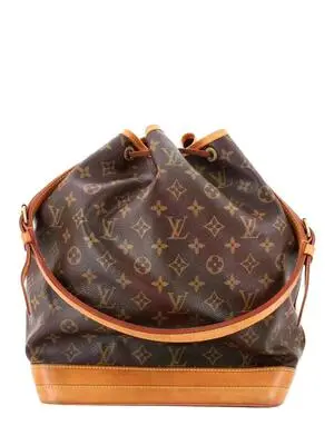 LOUIS VUITTON Noe Handbag Monogram Canvas - Brown