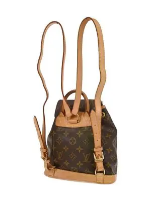 LOUIS VUITTON Monogram Montsouris Backpack - Brown