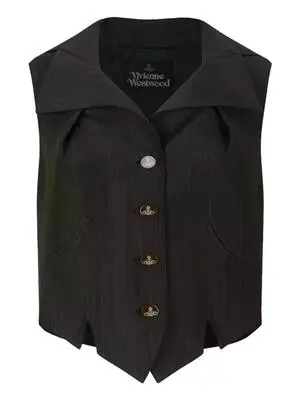 VIVIENNE WESTWOOD Sleeveless Jacket - Black