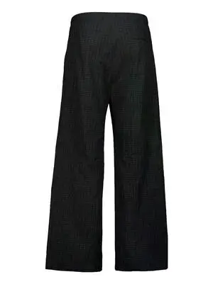 Balenciaga Check Tailored Track Pants - Blue