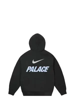 PALACE X Nike Font Swoosh Hoodie - Black