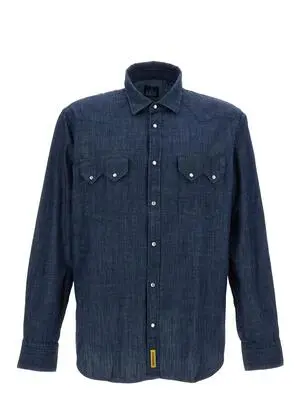 B.D.BAGGIES Bradford Long-sleeve Shirt - Blue