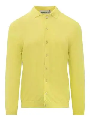 AMARANTO Button-down Cardigan - Yellow