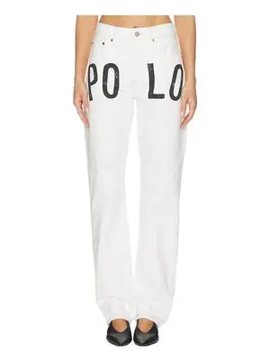 Polo Ralph Lauren Rigid Denim Standard Straight Pants - Blue