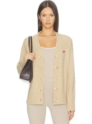 Varley Lotte Button Through Cardigan - Brown