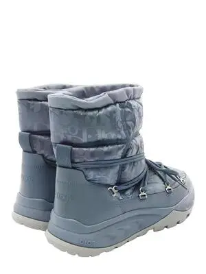 Dior 40mm Oblique Lace-up Boots - Blue