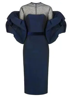 GATTINOLLI BY MARWAN Embellished Midi Dress - Blue
