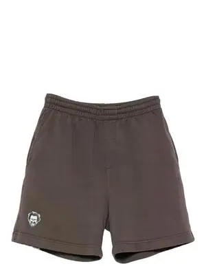 GEORGE. Logo Print Shorts - Brown