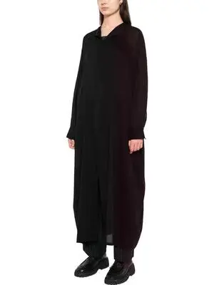 Yohji Yamamoto Sheer-effect Shirt - Black