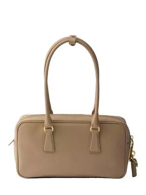 Prada Small Saffiano Leather Top-handle Bag - Neutrals