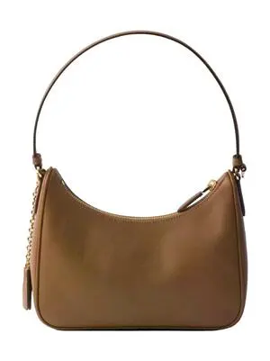 Prada Saffiano Leather Mini Bag - Brown