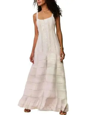 LoveShackFancy Calyx Maxi Dress - White