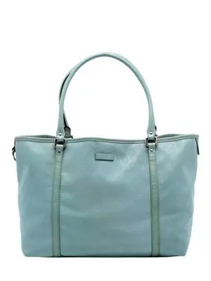 Gucci Medium Gg Imprimé Joy Tote Bag - Blue