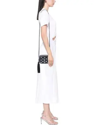 Saint Laurent Monogram Heart Blogger Crossbody Bag - Black